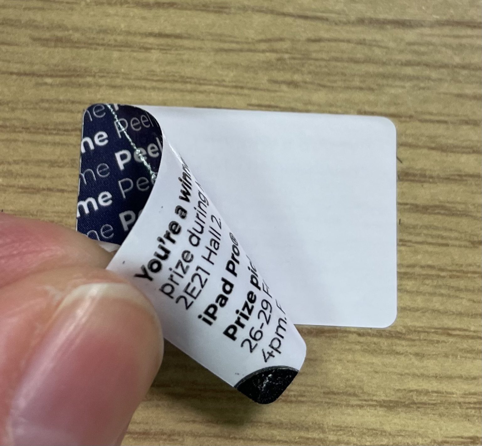 Peel and Reveal Labels - Expert Labels