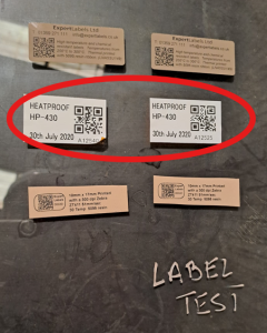 High Temperature Labels- Expert Labels